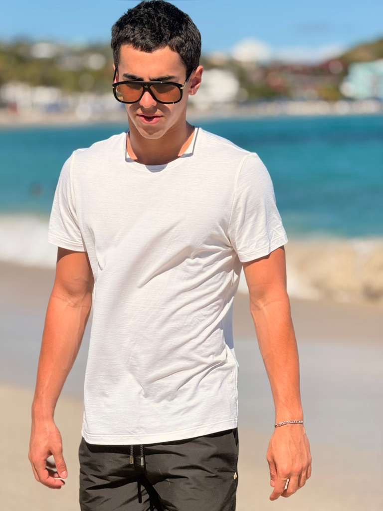 ELI NOOR DESIGN Essential Silk-Cotton Tee – Flying Solo NYC